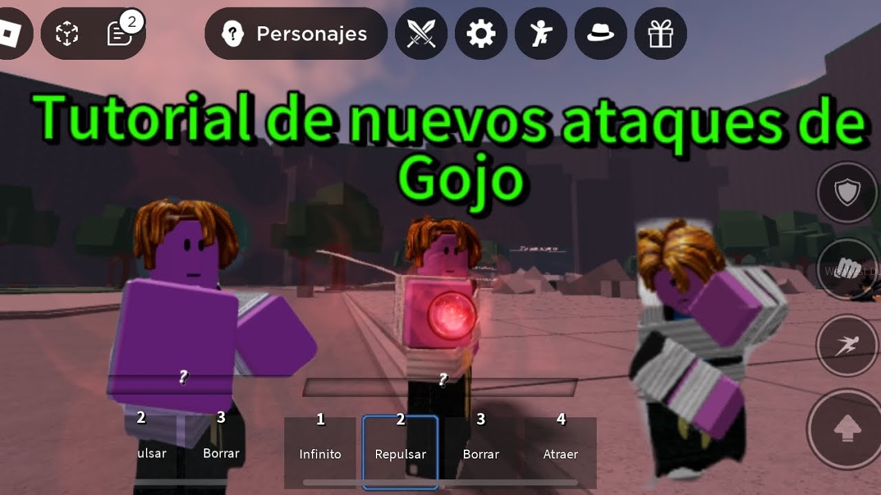 Como tener los nuevos ataques de gojo en tsb #strongestbattlegrounds ...