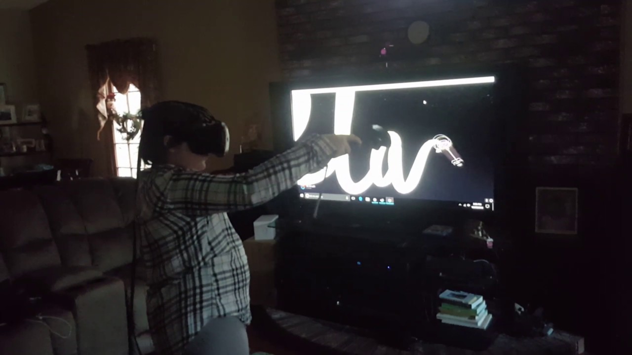 Jillian and tilt paint vr - YouTube