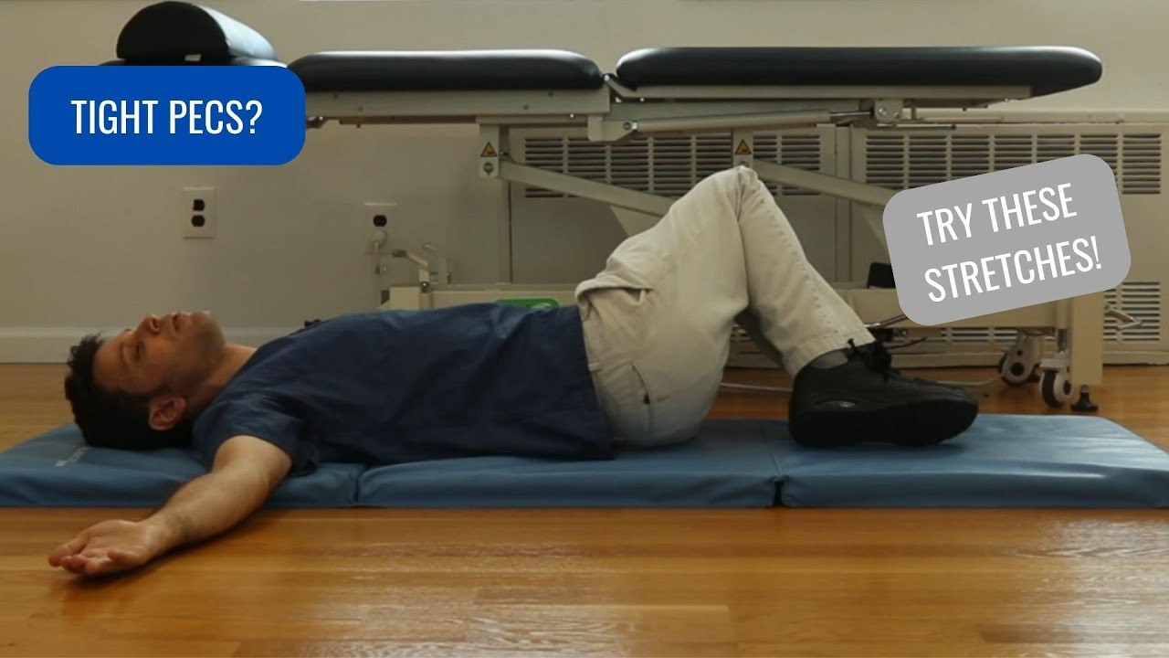 BEST Shoulder Stretches - Pecs - YouTube