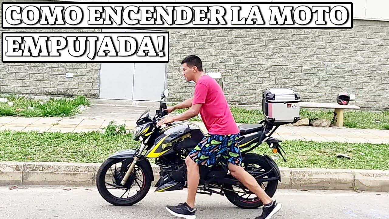 Como Encender Una Moto Sin Batería - Rodada / Empujada - YouTube