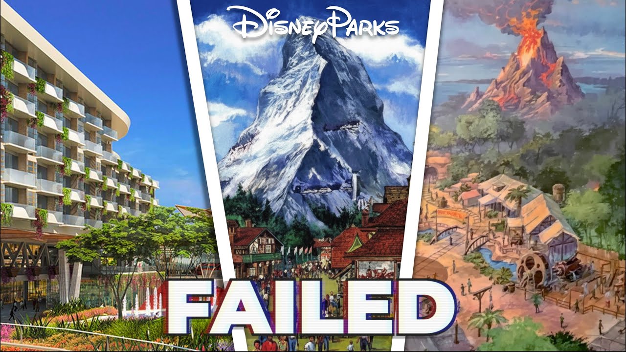FAILED Disney Parks Expansion Plans You’ve Never Heard Of - YouTube