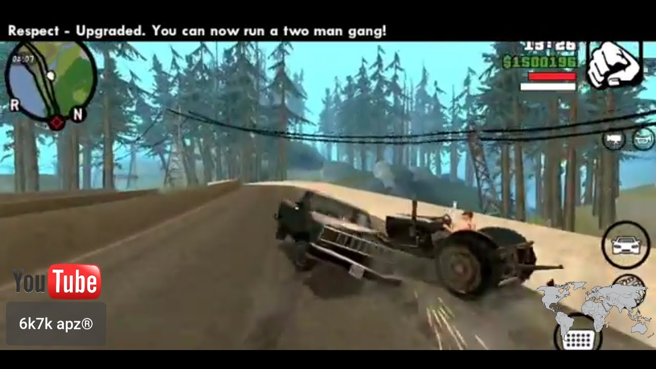 The best crashes GTA San Andreas - YouTube