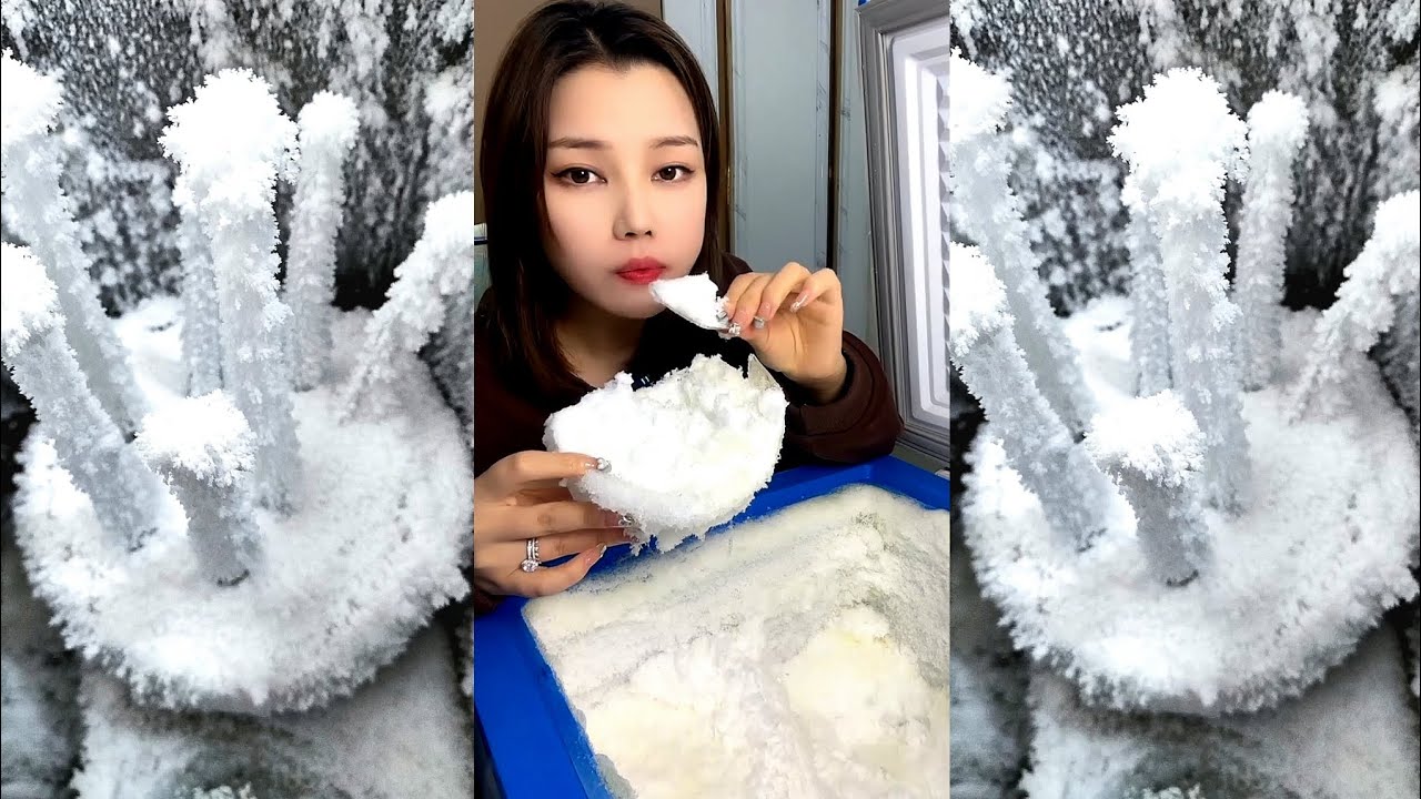 HARD ICE EATING / ICICLE ICE / FREEZER FROST / CRUSHED ICE / CARBONATED ...