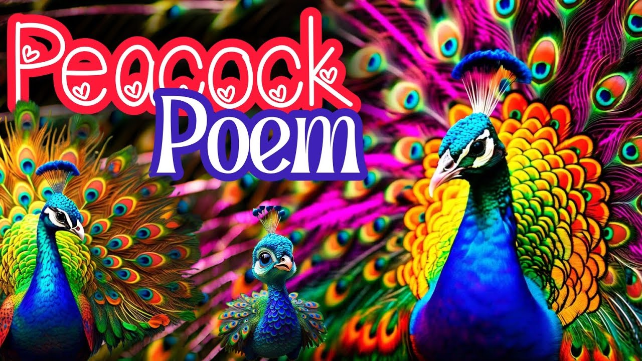 cute little peacock 🦚 poem - YouTube