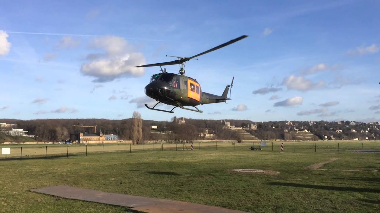 SAR 87 vom Fliegerhorst Holzdorf / Bell UH-1D / Teil 2 - YouTube