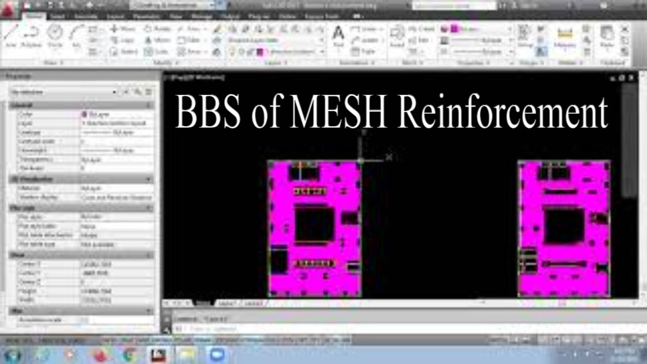BBS of Flat Slabs using AutoCAD| DATA EXTRACTION BY QUANTITY ESTIMATION ...