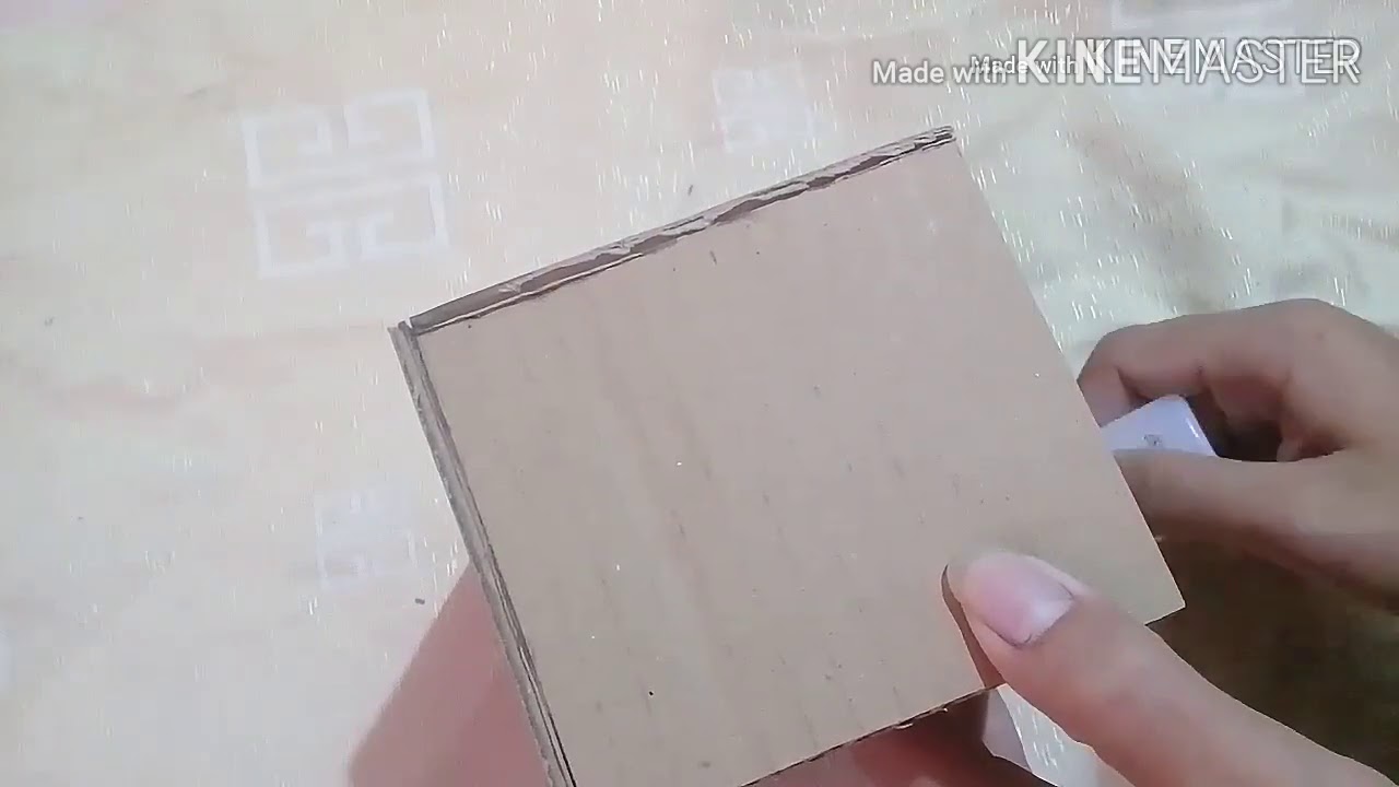 cara membuat miniatur box turbo dari kardus - YouTube