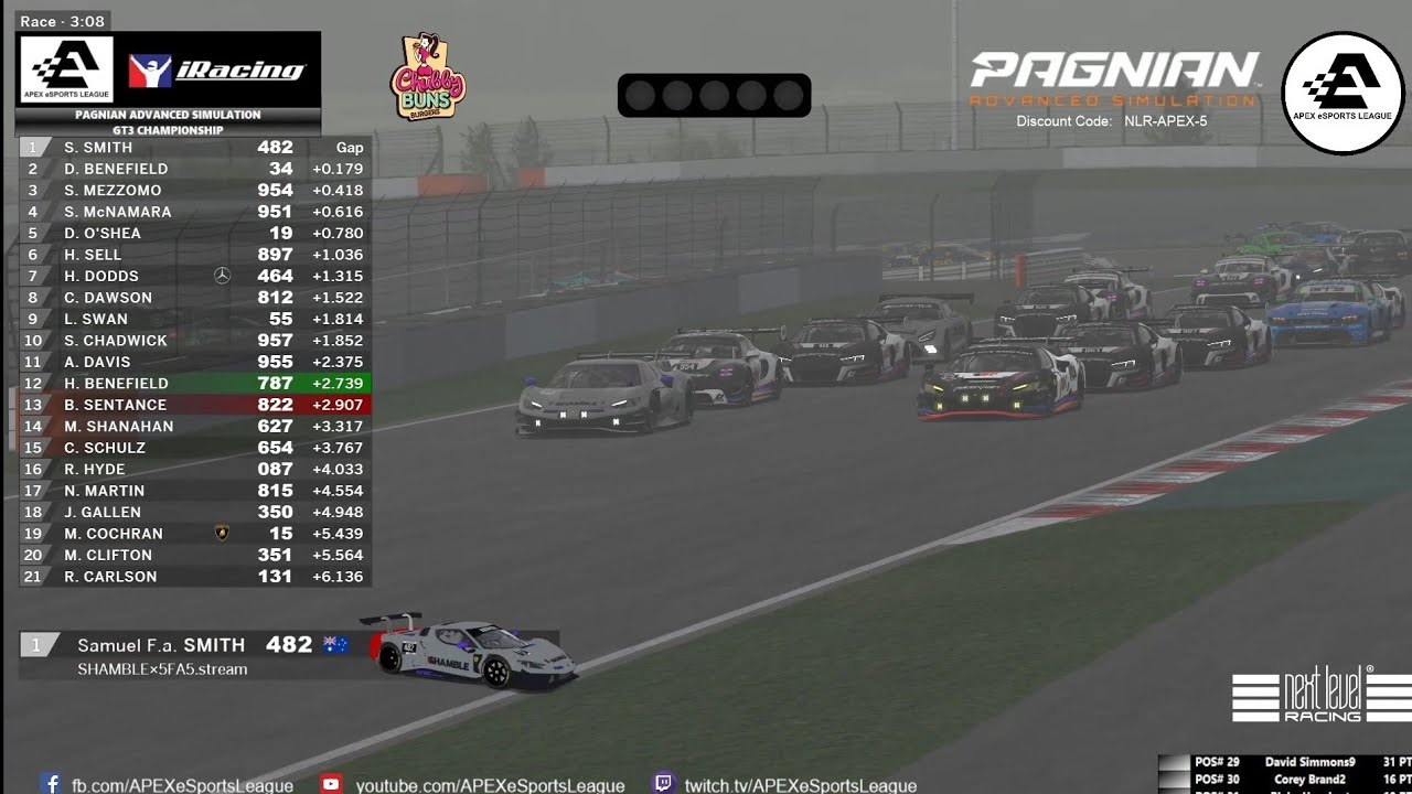 Pagnian Advanced Simulation GT3 Championship - Round 2 - Fuji - iRacing ...