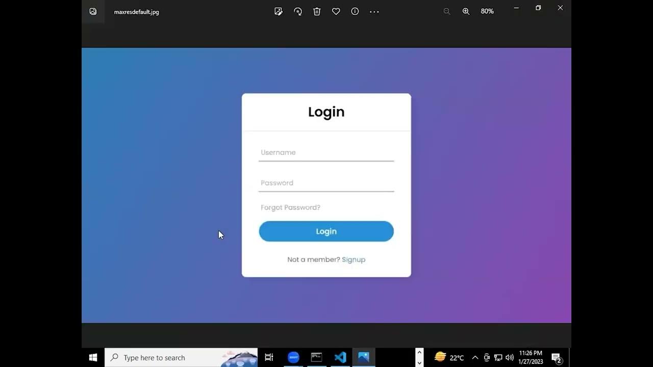 java script App creating tutorial | part 2 - YouTube