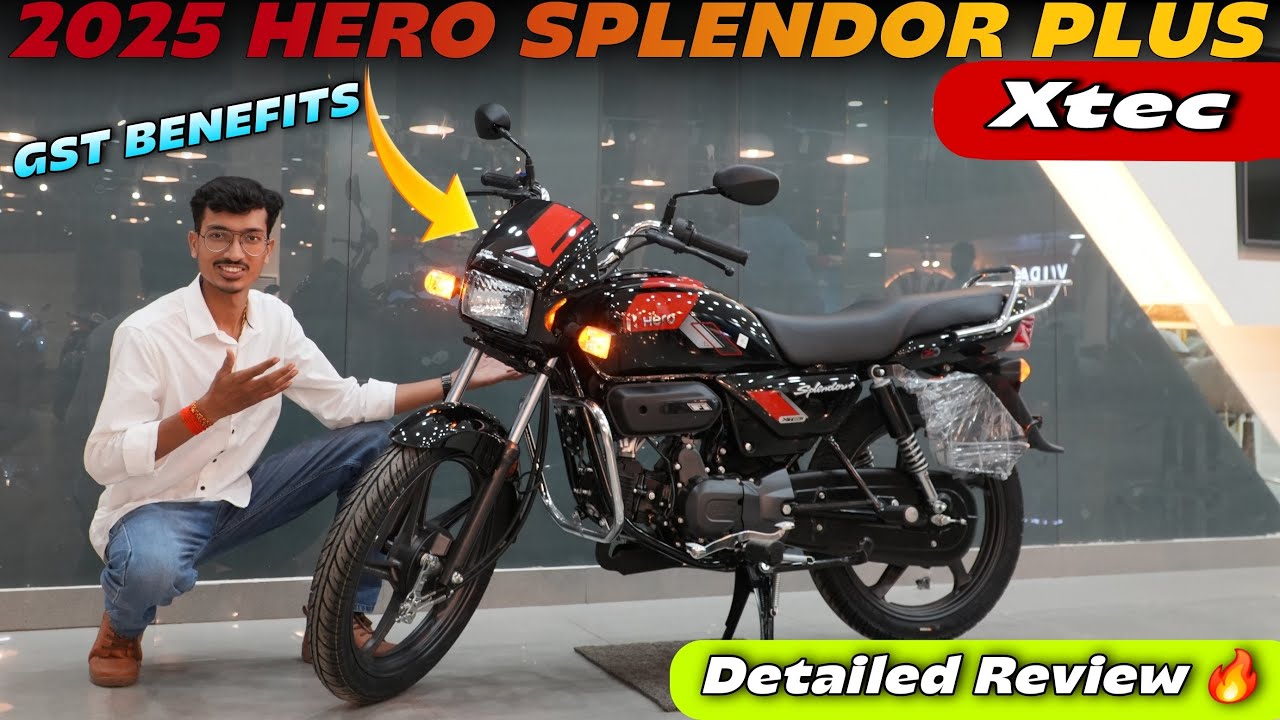 2025 Hero Splendor Plus Xtec Review | Price After GST | Features ...