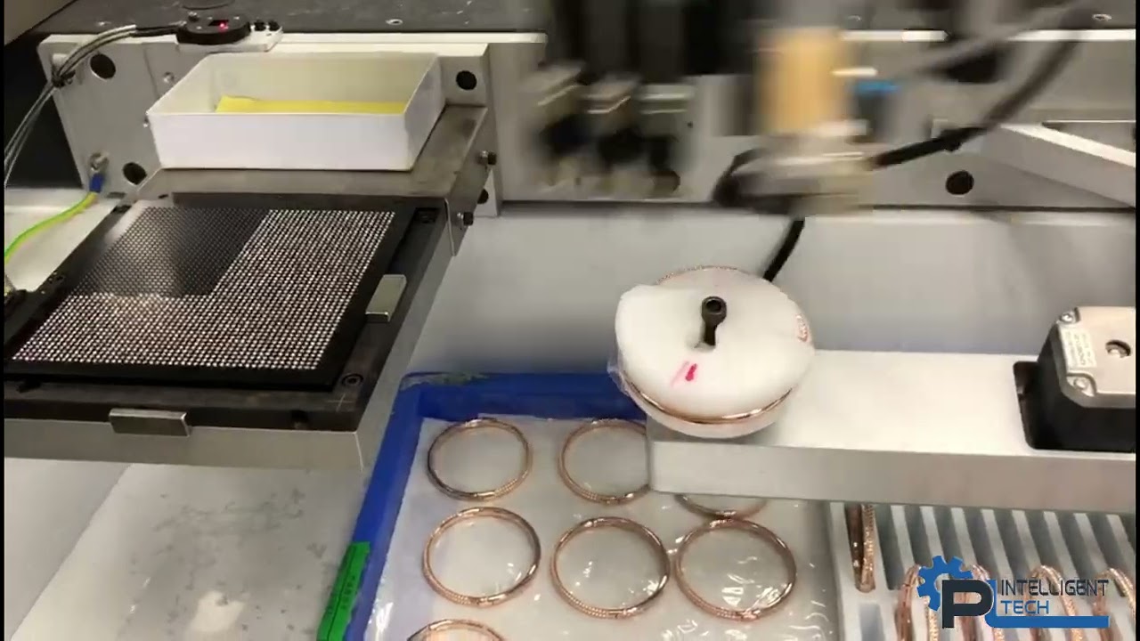 Stone Setting robot for metal - YouTube