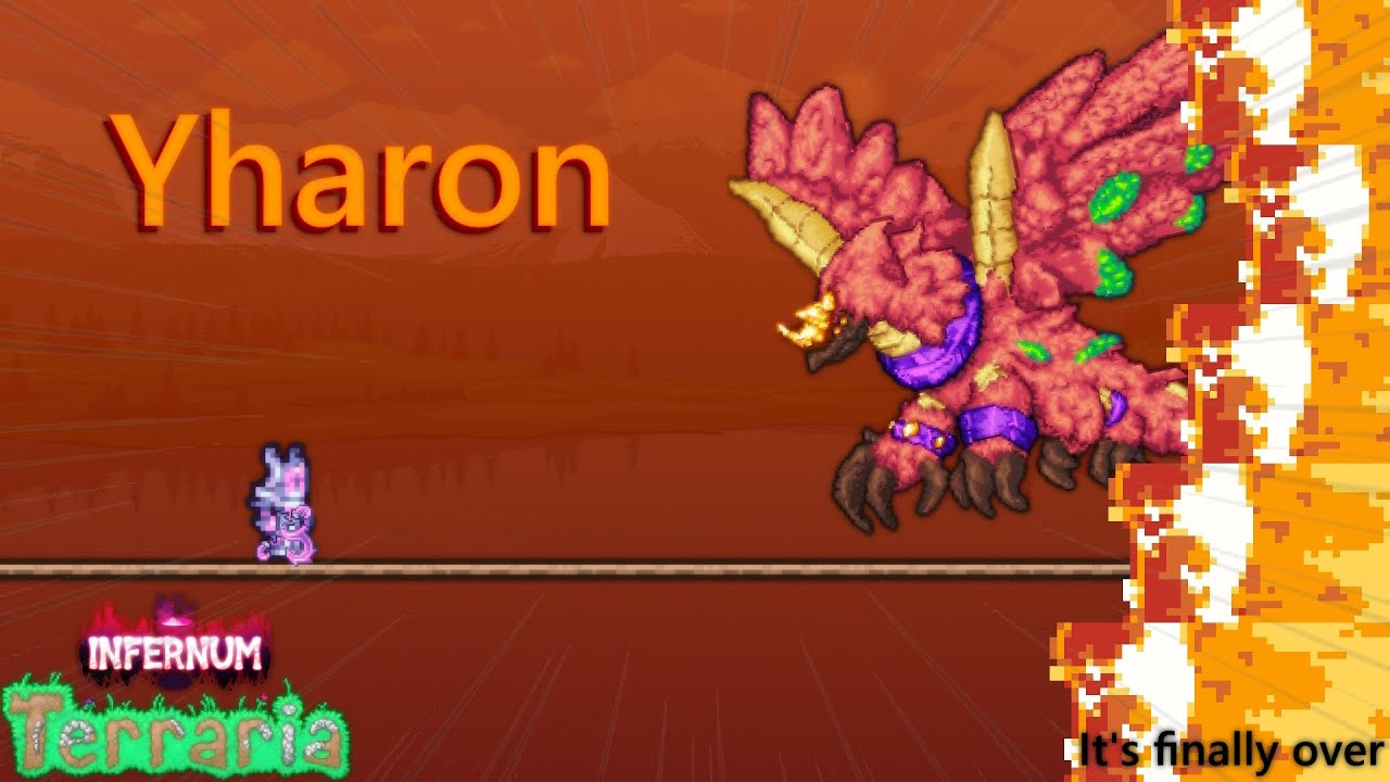 Terraria Calamity Infernum: Yharon - Rogue - YouTube