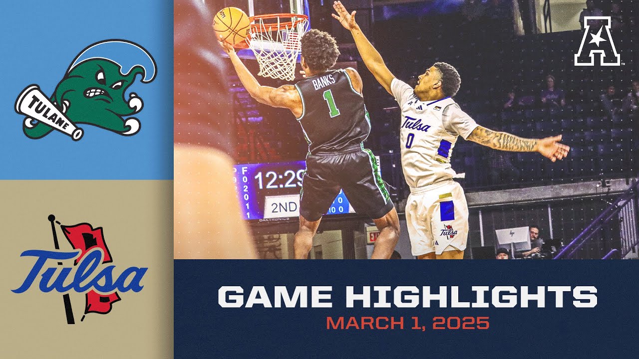 Game Highlights: Tulane vs. Tulsa (Mar. 1, 2025) - YouTube