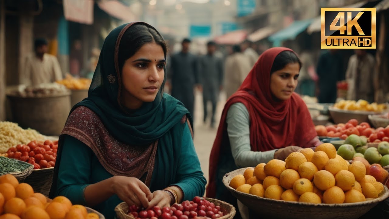 Unseen Bazaar Of Lahore Pakistan 4K Walkthrough With 3D Natural Sounds ...