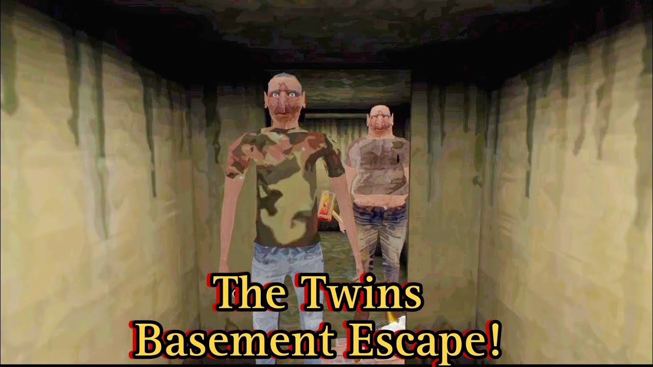 THE TWINS - BASEMENT ESCAPE | BOB AND BUCK | jk gaming - YouTube