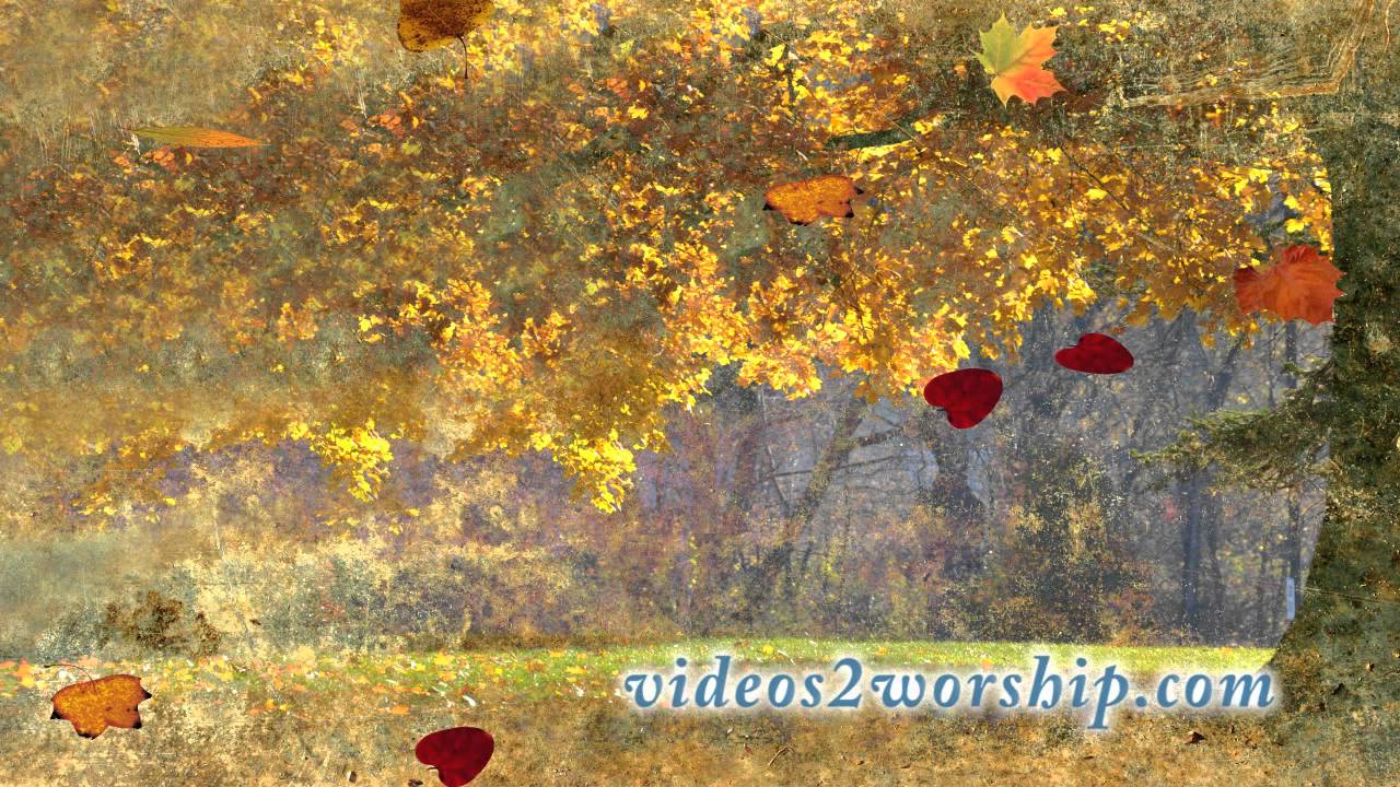 Falling Leaves Autumn Worship Loop - YouTube