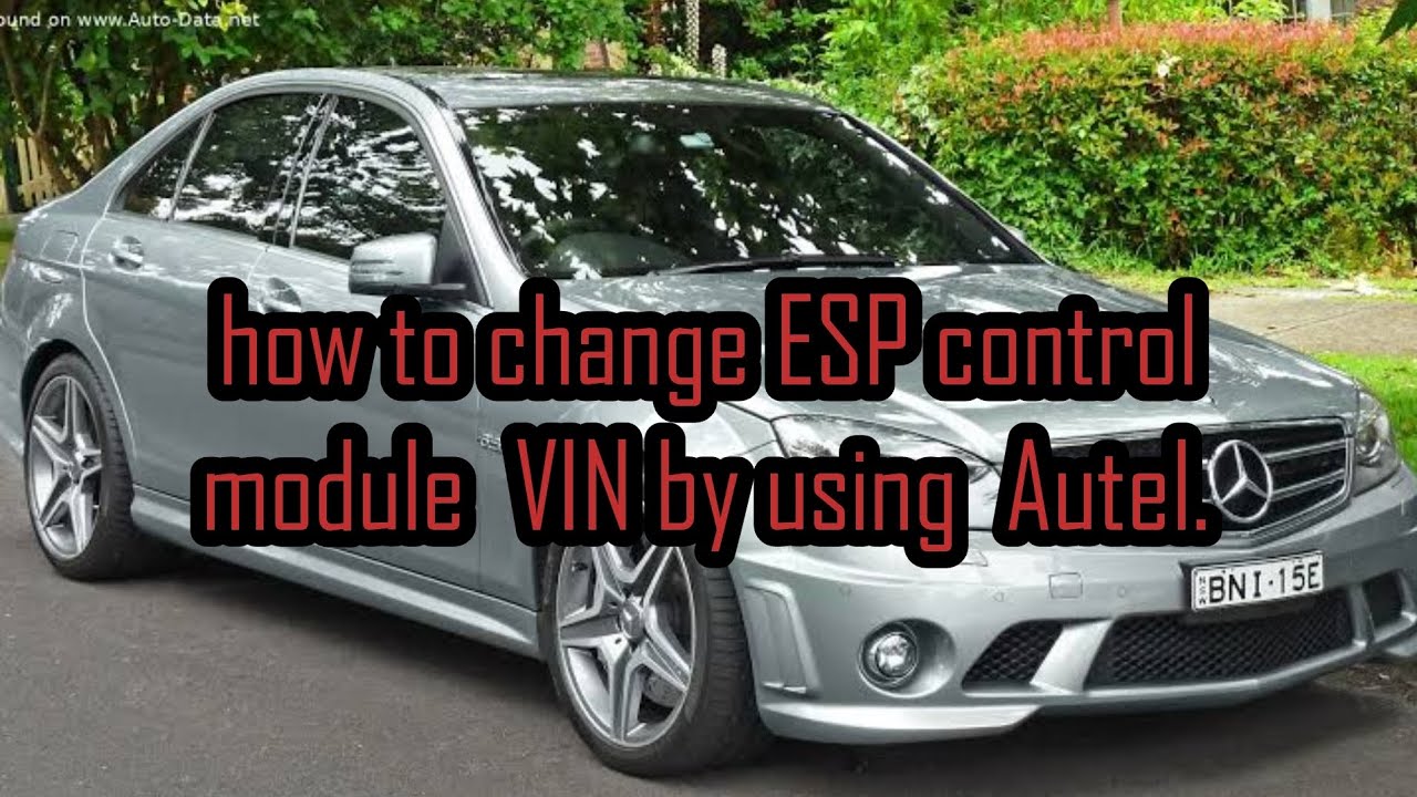 how to change ESP control module VIN by using Autel | configuration ...