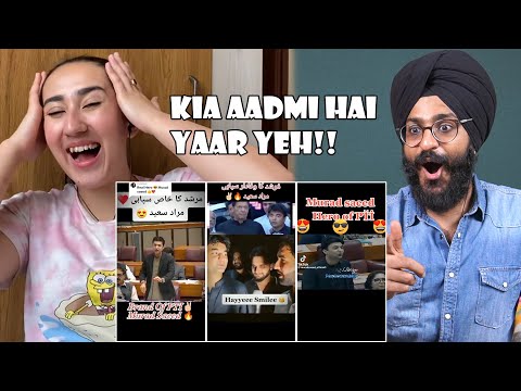 Indian Reaction to Muraad Saeed Tiktok Compilation| Raula Pao