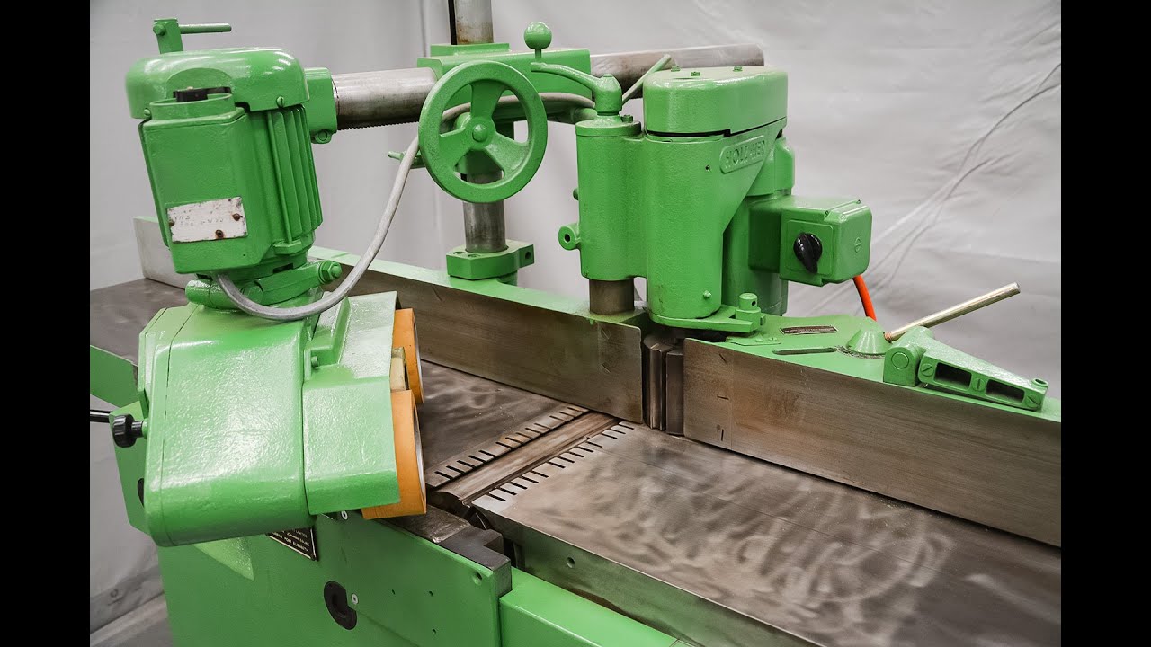 Running a Horizontal & Vertical Surface Planer including Feeder ...
