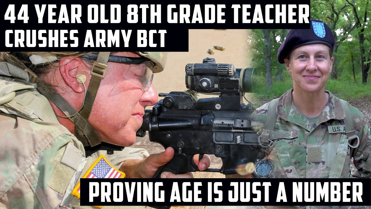 44 Year Old Mom AND 8th Grade Teacher CRUSHES US Army Basic Combat ...