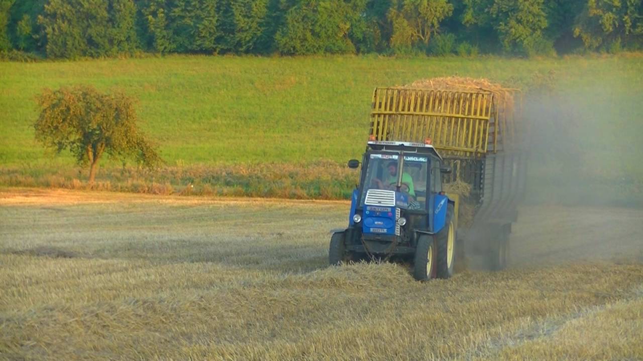 SBĚR SLAMY /ZETOR 8011+HORAL,ZETOR ZTS 18345+JUMBO 7200/ - YouTube