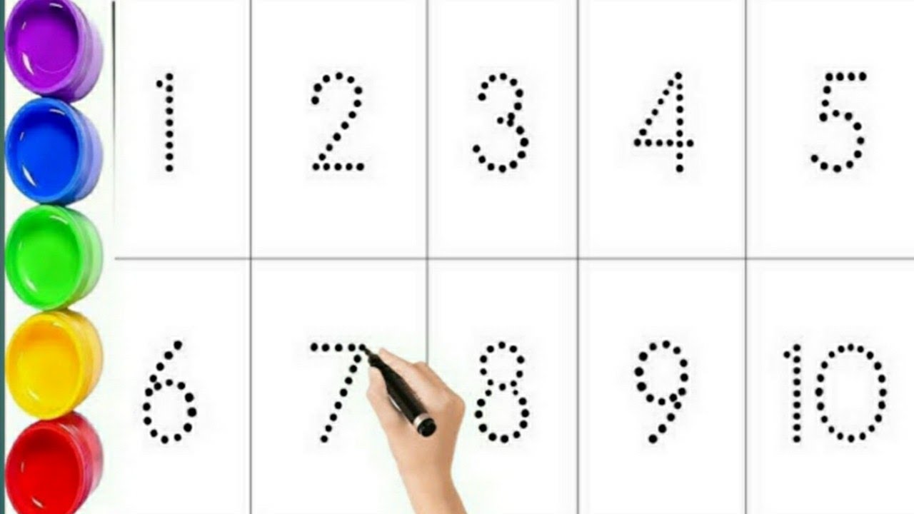 123 Song, 12345678910,123 Ginti, 123 learning for Children, Numbers 1 ...