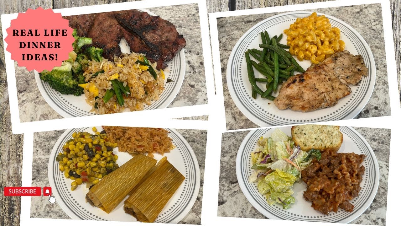 What's for Dinner? | Quick & Easy Dinner Ideas | Real Life Meals! - YouTube