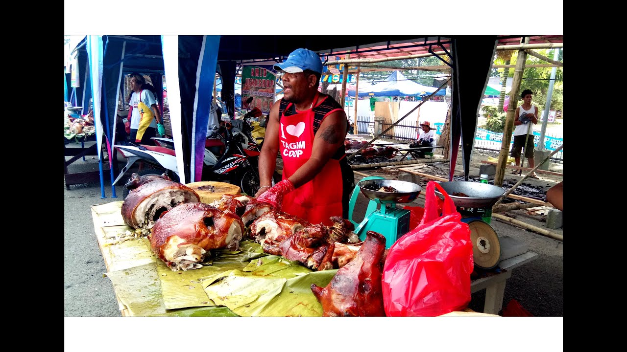 YUMMY LECHON IN DIGOS CITY - YouTube