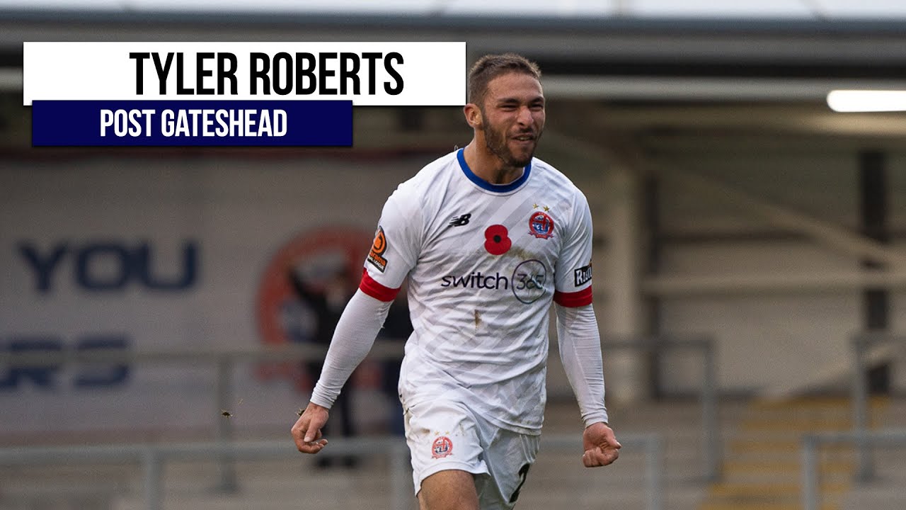 Interview: Roberts Reacts to Gateshead Victory - YouTube