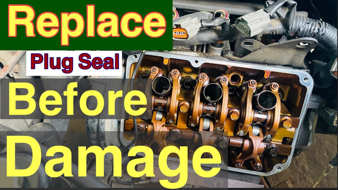 How to replace plug seal and Tappet cover packing |unlimited - YouTube