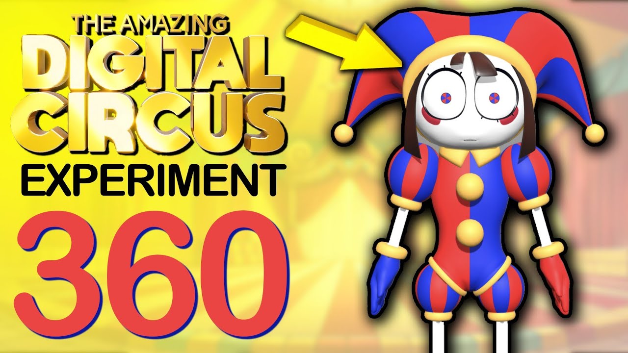 50000 POMNI in The Amazing Digital Circus Experiment but in 360 degrees ...