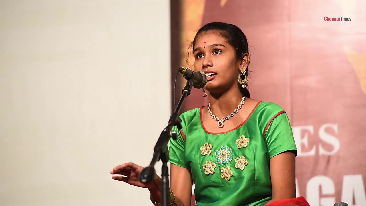 Prathiksha performs at Times Thyagarajan Auditions 2019 - YouTube