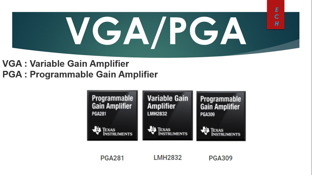 [VGA/PGA] Opamp Voltage Gain Amplifier | Programmable Gain Amplifier ...
