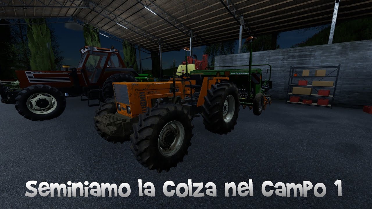 Fs22 Serie Emiliana Ep6 Seminiamo La Colza Nel Campo 1 Youtube