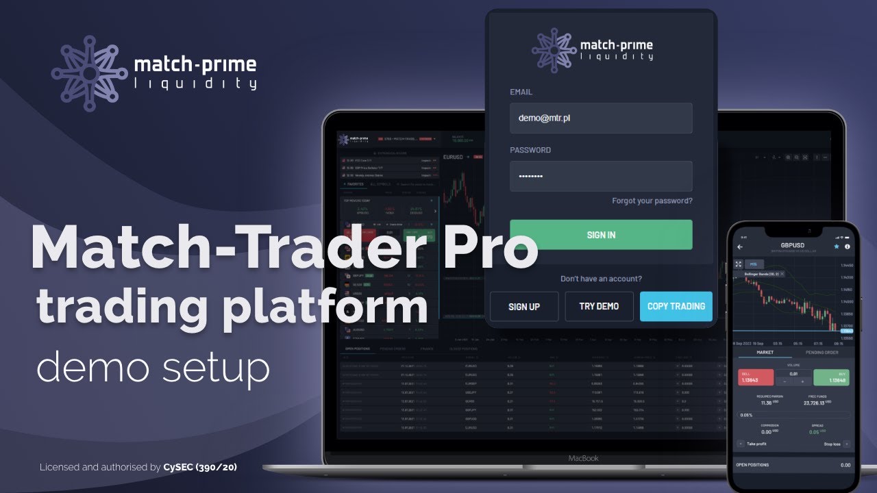 Check out our demo setup of our liquidity on the Match-Trader Pro - YouTube