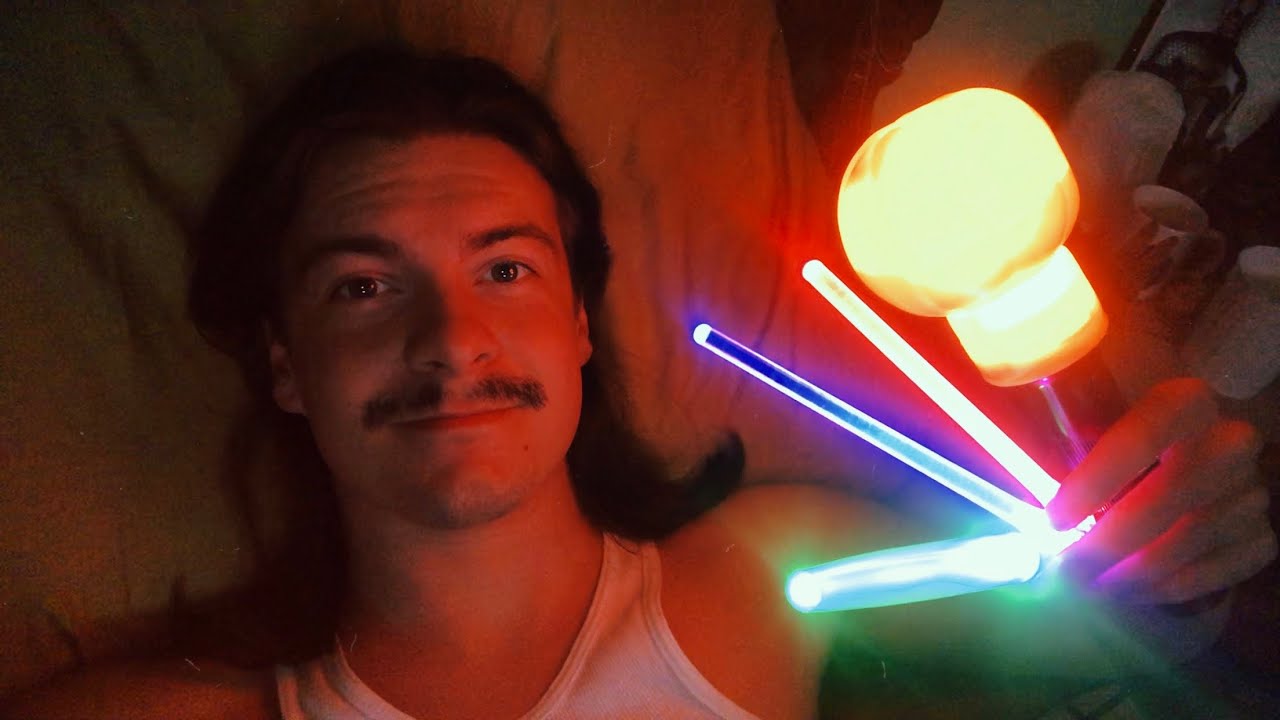 [ASMR] Lens Tapping with Lights After I've Just Woken Up | Light Triggers | Visual ASMR Triggers ...