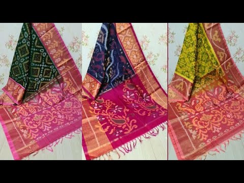 The exclusive latest designer Pure Ikkat Seiko Pattu saree excellent ...