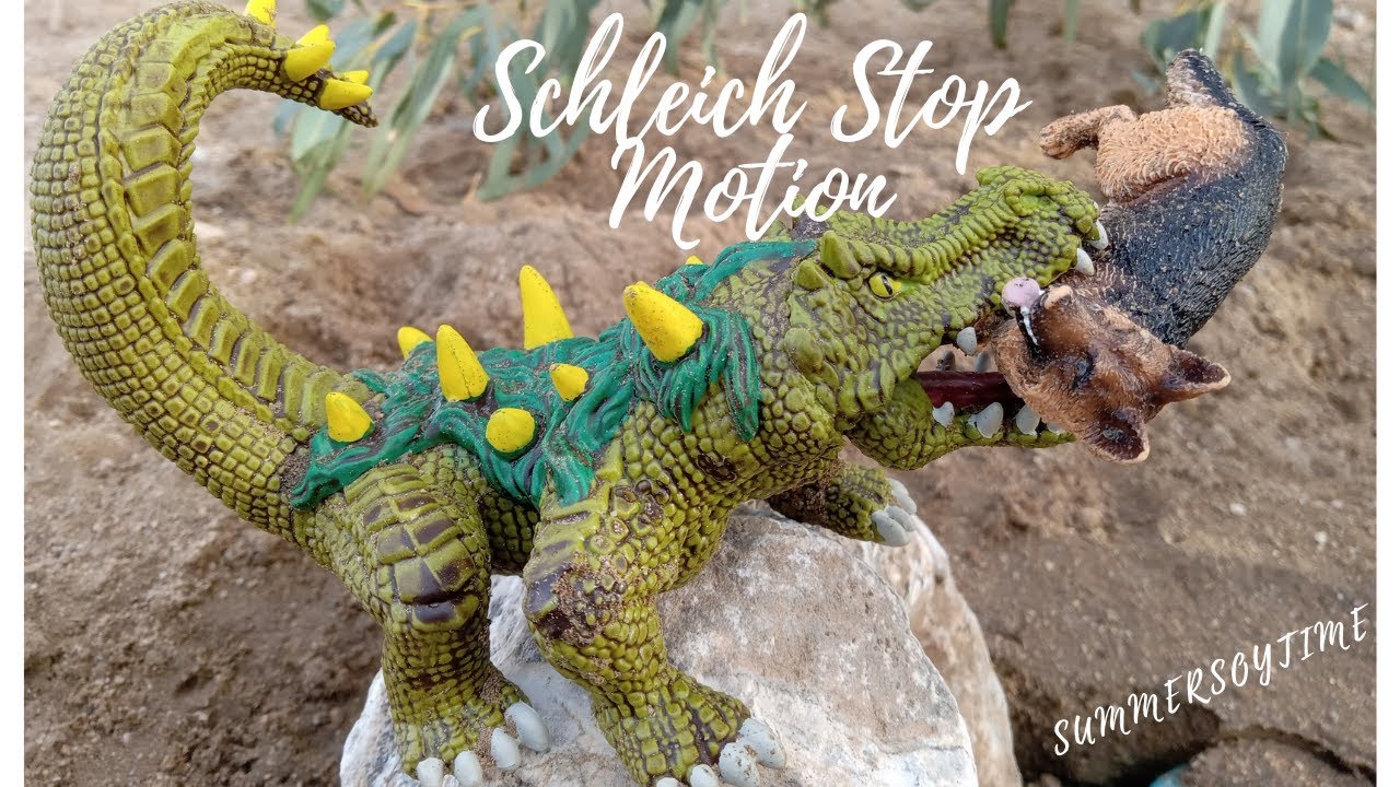 Schleich Stop Motion. Crocodile Attack! #play #toys #horses #horse #stopmotion #eldrador # ...