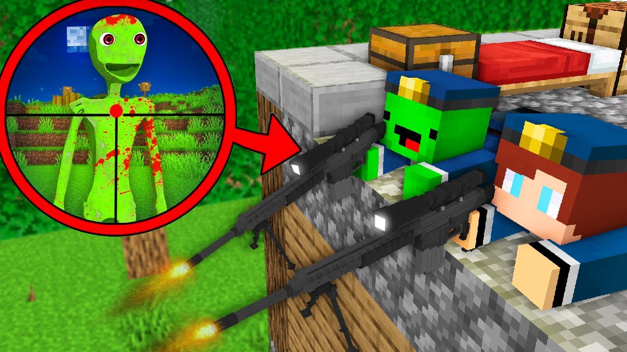 How JJ and Mikey Became Secret FBI and hunted the DAME TU COSITA.EXE - in Minecraft Maizen ...