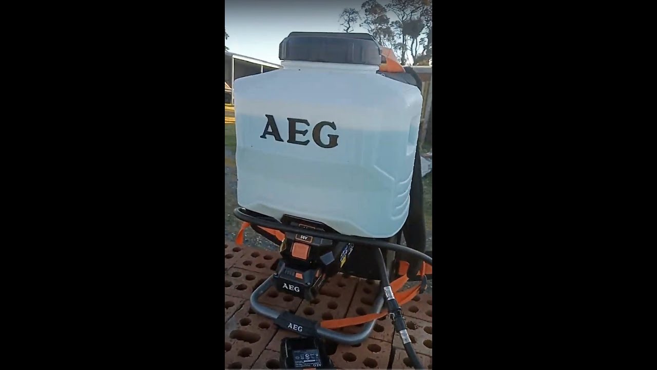 Failed AEG Backpack Sprayer July 2023 - YouTube