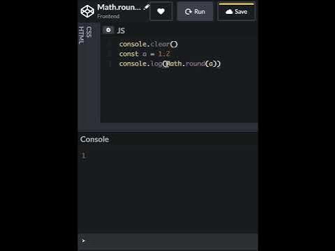 #18 Math round, Math ceil, Math floor JavaScript Frontend Take it easy ...