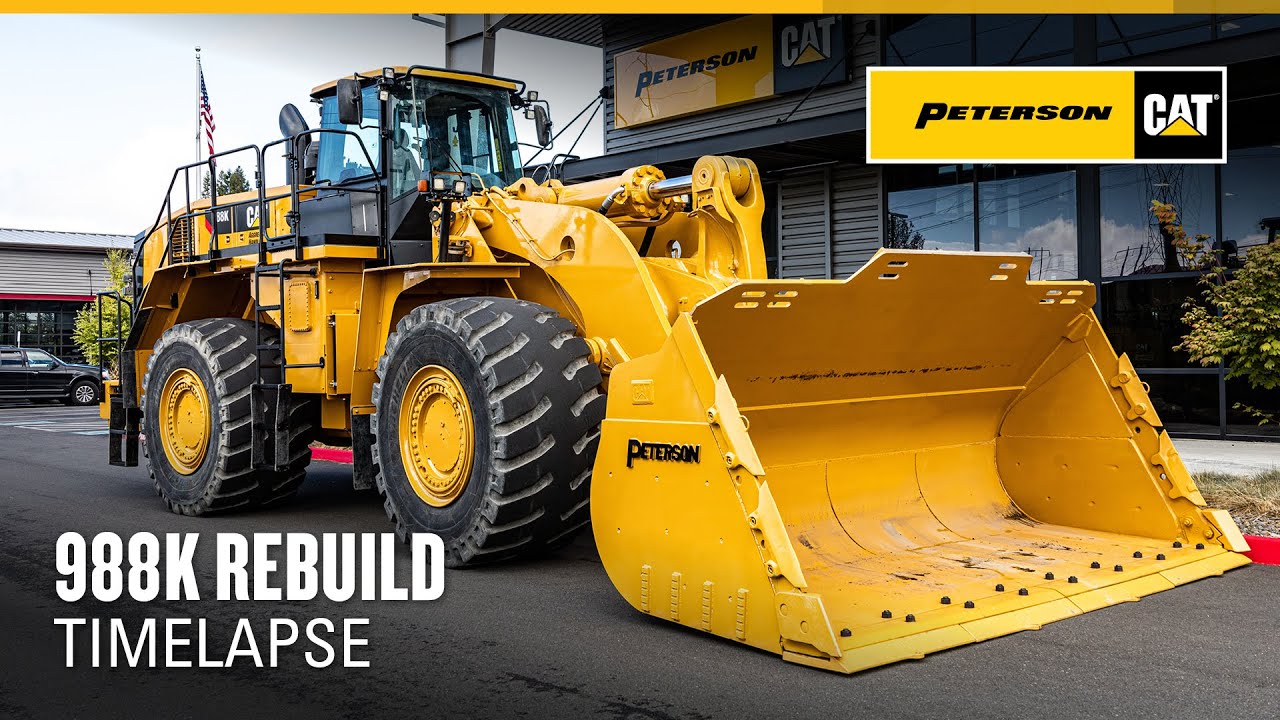 From Start to Finish: Cat 988K Certified Rebuild Timelapse - YouTube