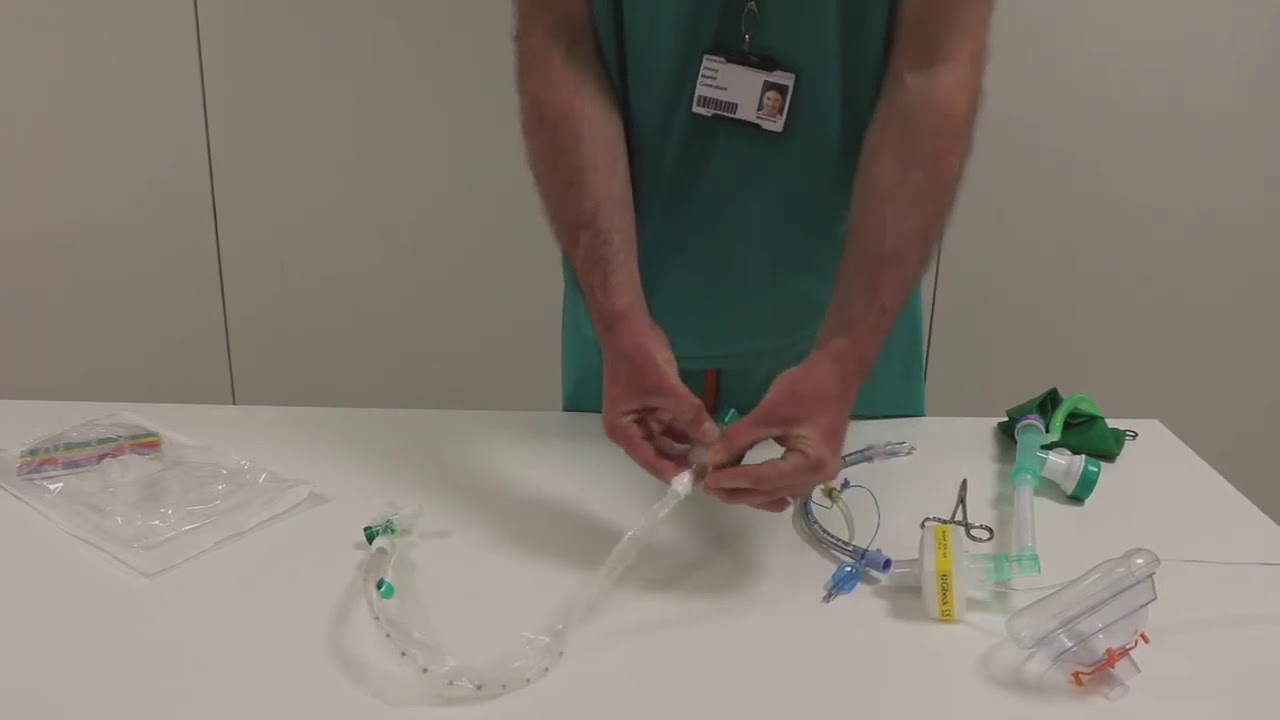 Coronavirus - 6 Post Intubation Airway Circuit Set Up 7HS - YouTube