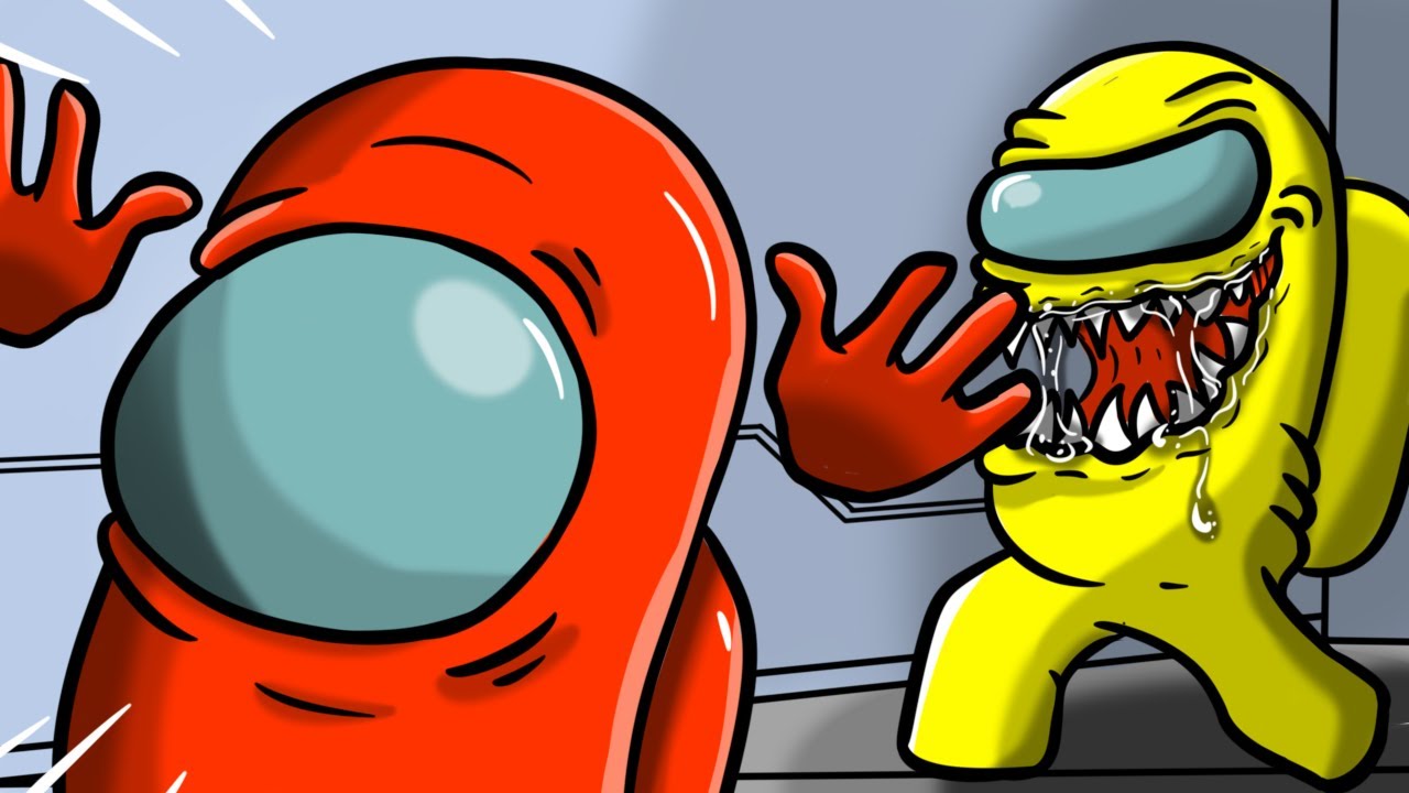 AMONG US:SCARED IMPOSTER(ANIMATION) - YouTube