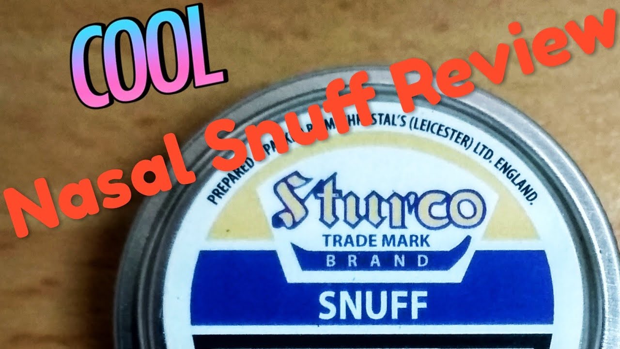 Nasal Snuff Review McChrystal Sturco - YouTube