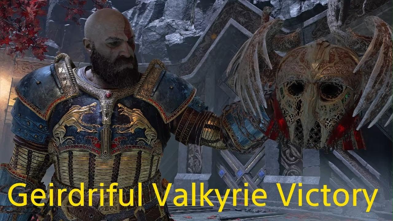 How To Beat Geirdriful Valkyrie Fight God of War - YouTube