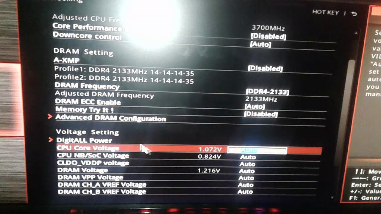 CPU Voltage Settings - YouTube