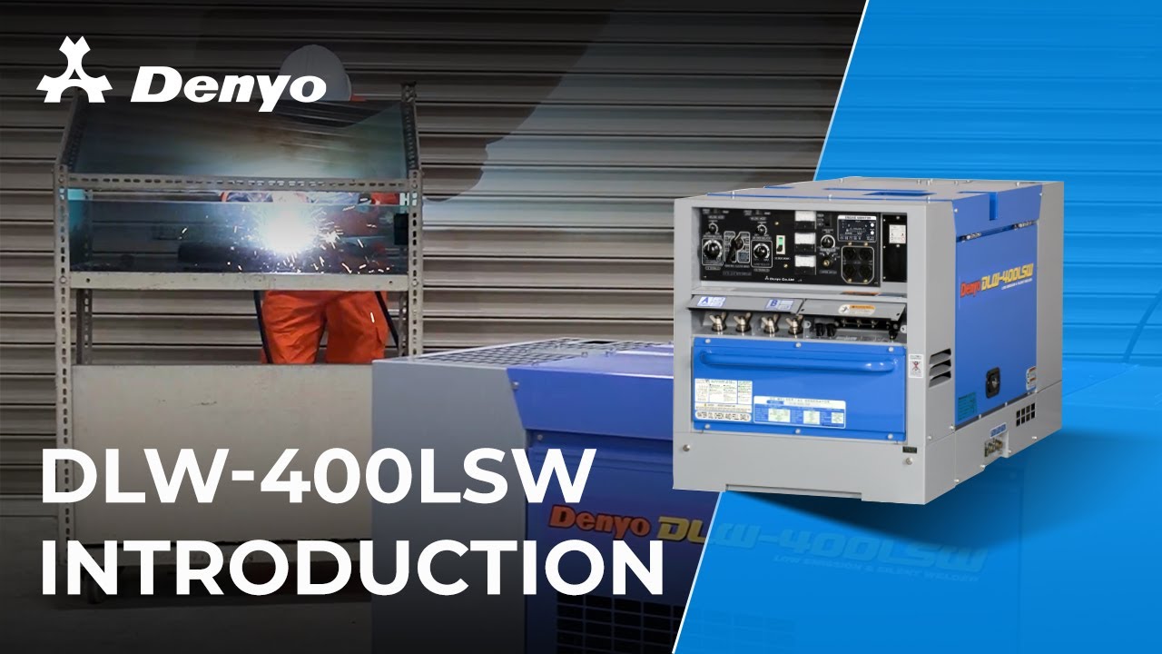 Denyo DLW-400LSW Welder - Introduction Video - YouTube
