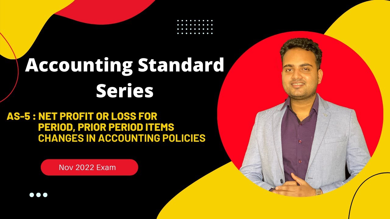 CA Inter| AS-5: Net Profit for the Period, Prior Period Item & Changes ...