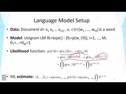 Lecture 19 — Probabilistic Topic Models Mining One Topic | UIUC - YouTube